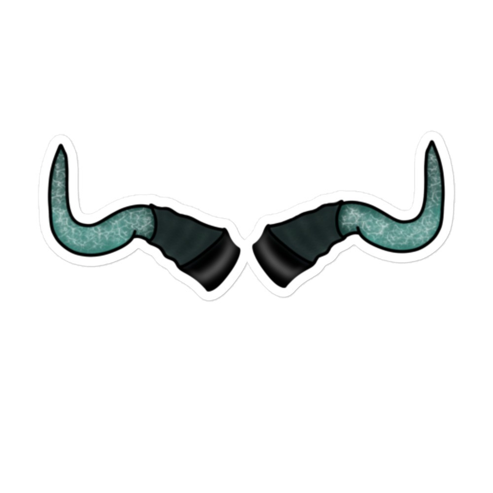 Ice Horns Sticker - Valko Game Studios